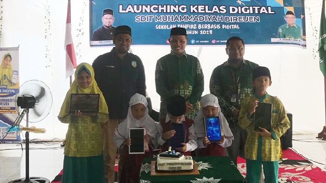 SDIT Muhammadiyah Bireuen Launching Kelas Digital Berbasis EduMU - Habadaily